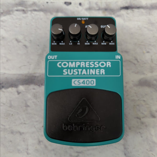 Behringer CS400 Compressor Sustainer Compression Pedal - Evolution Music