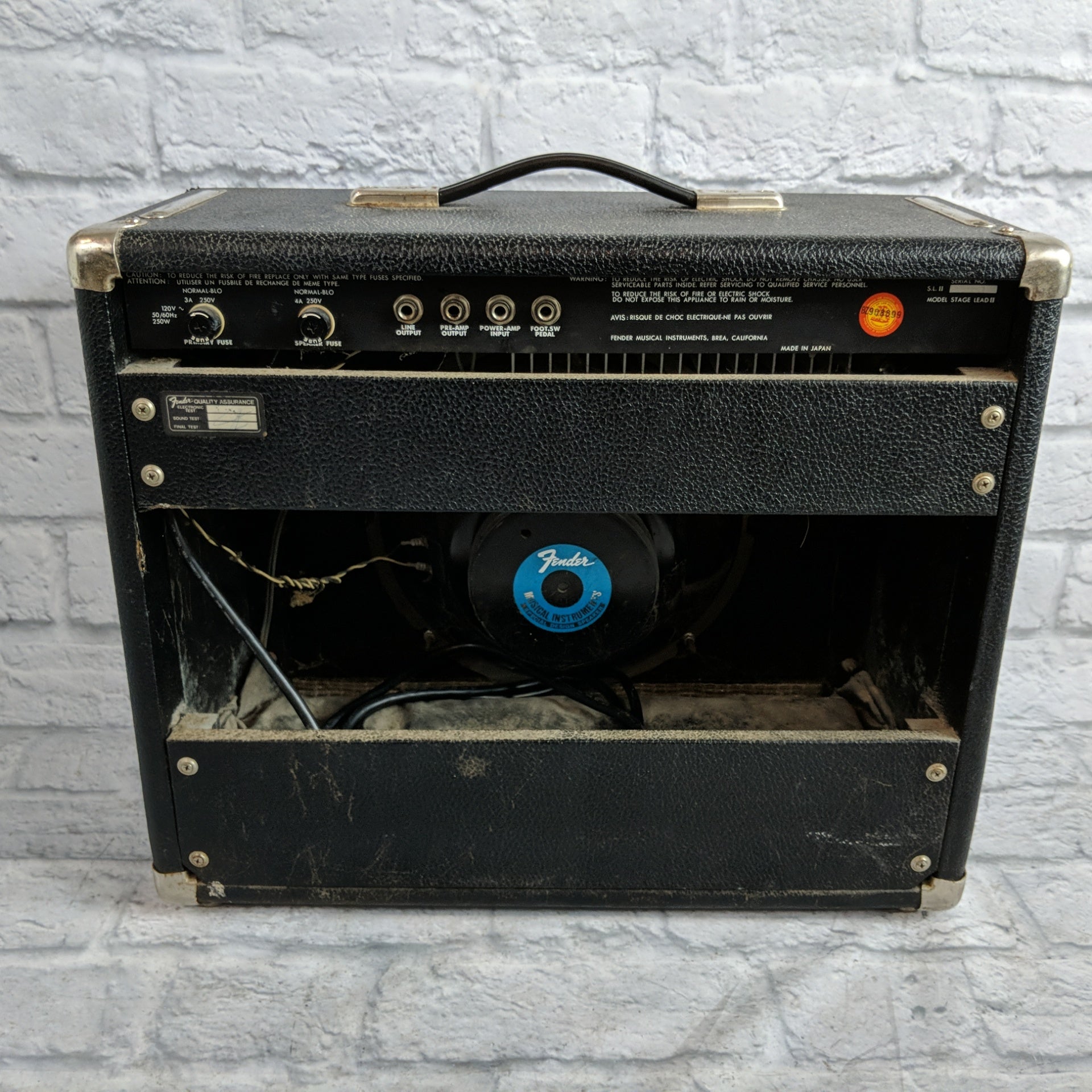 Fender Stage Lead II 2-Channel 100-Watt 1x12" Solid State Guitar Combo ...