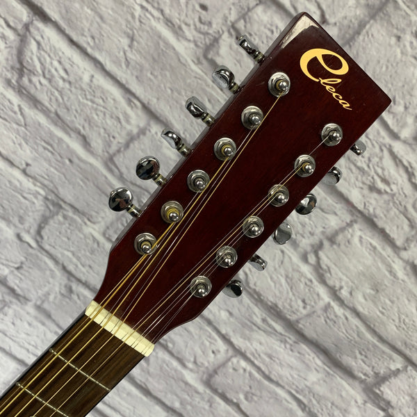 Eleca DAG-3 12-String Acoustic Guitar Natural - Evolution Music