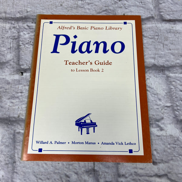 Alfred's Basic Piano Library-teacher's Guide-lesson Book Level 2 ...