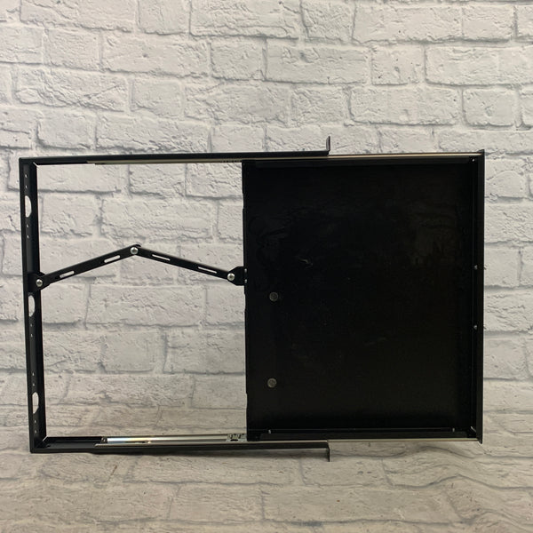 Black Slide-Out Rack Drawer 1U Mixer Tray - Evolution Music
