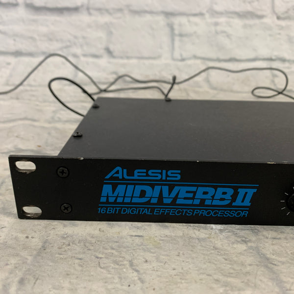 Alesis MIDIVERB II 16-Bit Digital Rack Reverb Effects Processor ...