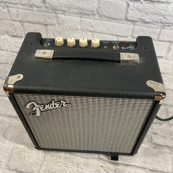 Fender Rumble 15 Bass Guitar Combo Amp - Evolution Music