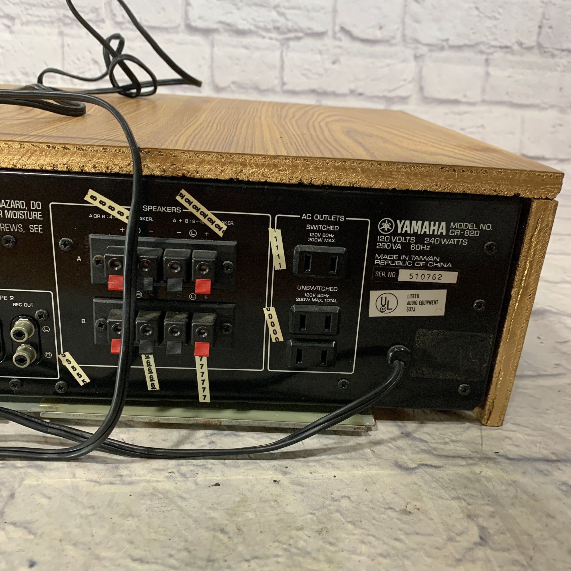 Yamaha CR-820 Stereo Receiver AS IS - Evolution Music