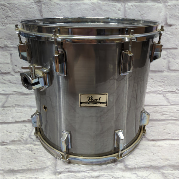 Pearl Maple Shell Made in USA 15x14 Tom Brushed Silver Metallic - Late ...