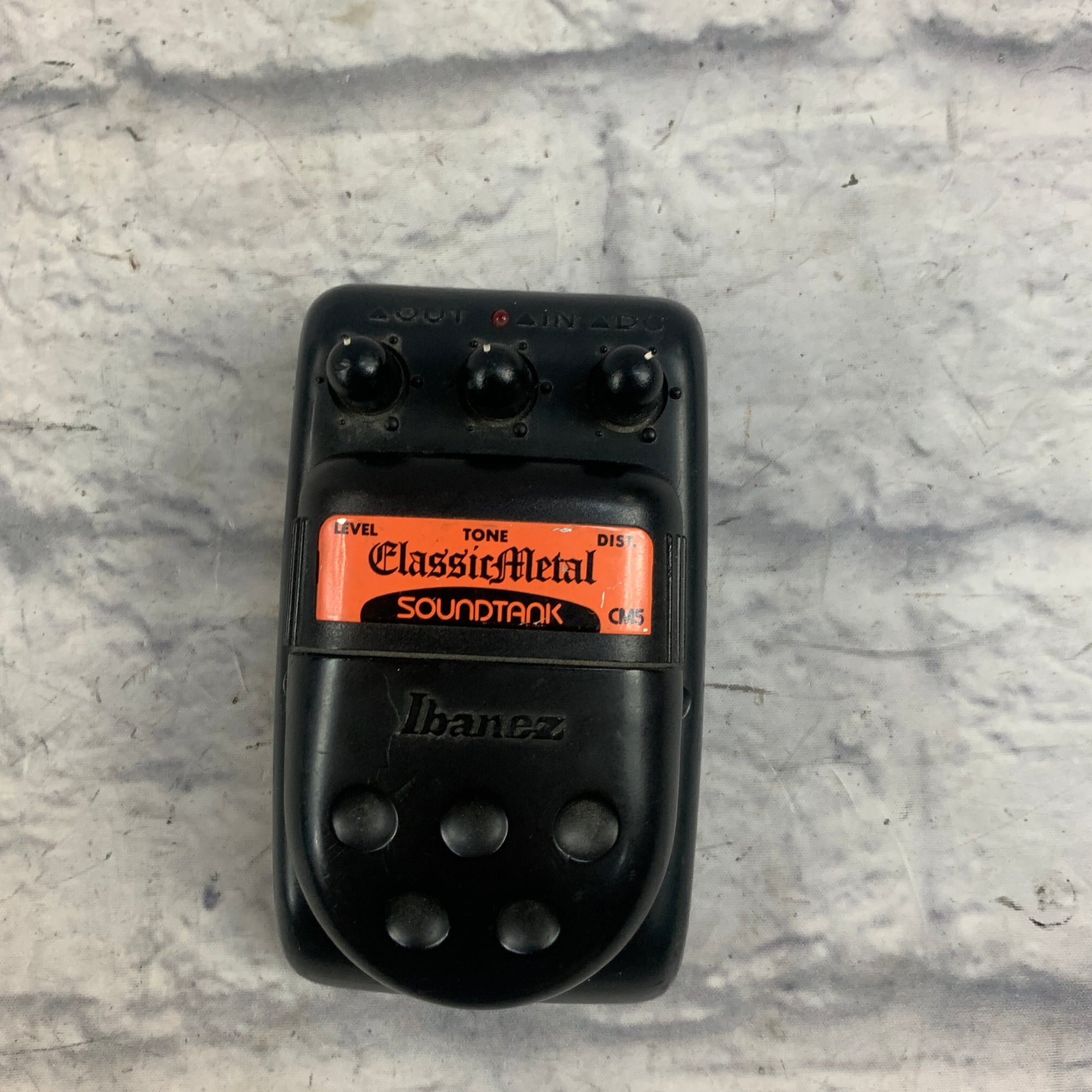 Vintage Ibanez Soundtank Classic Metal Distortion Pedal - Evolution Music