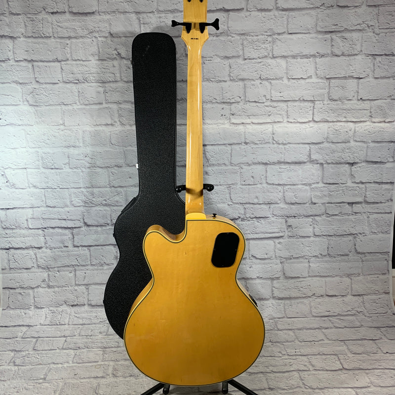 Samick HFB-590 Acoustic Electric Bass Guitar - Evolution Music