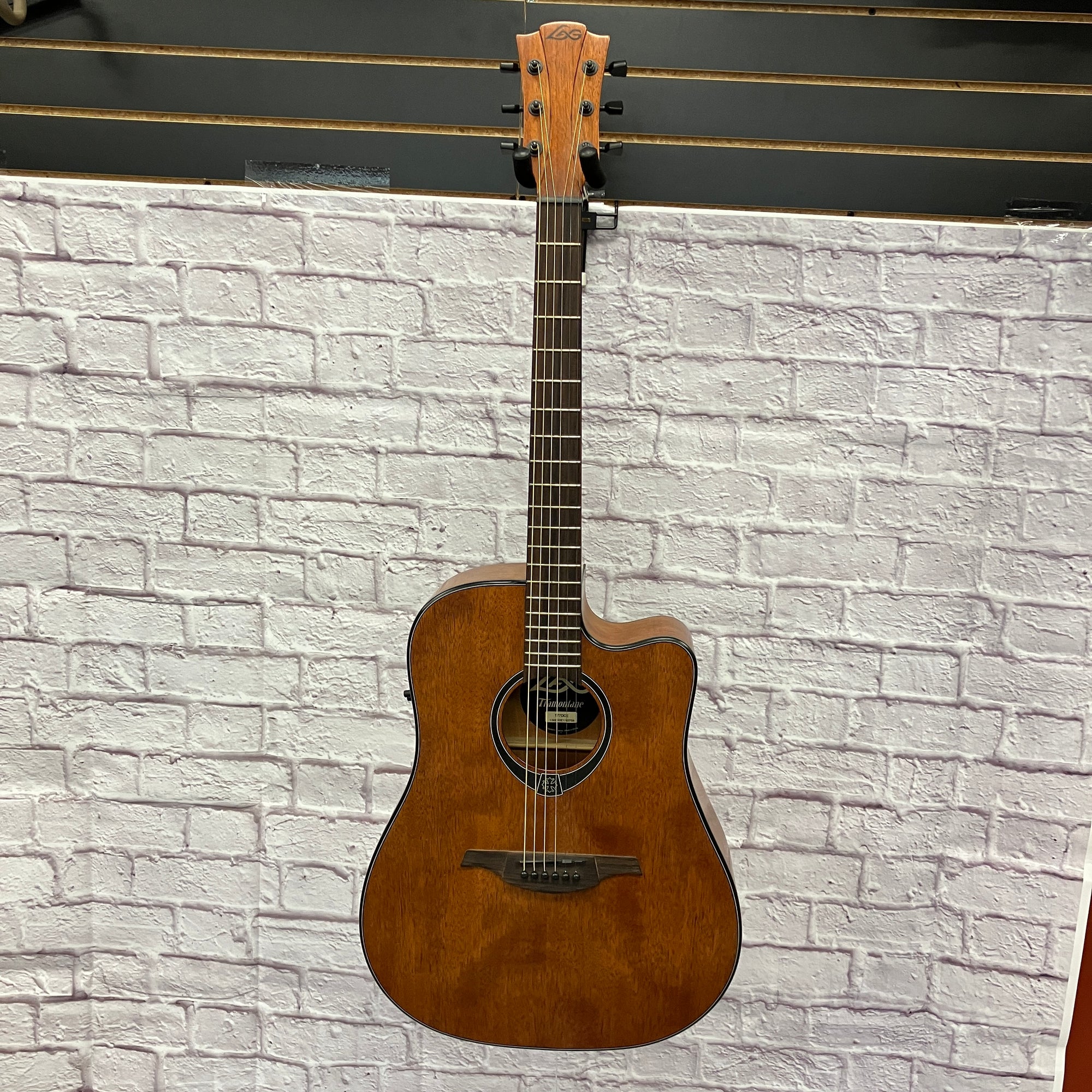 LAG Tramontane T77 DCE Acoustic Electric Guitar with Cutaway ...