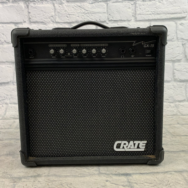 Crate GX-15 Guitar Combo Practice Amp - Evolution Music