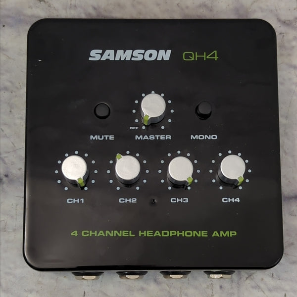 Samson QH4 4-Channel Headphone Amplifier - Evolution Music