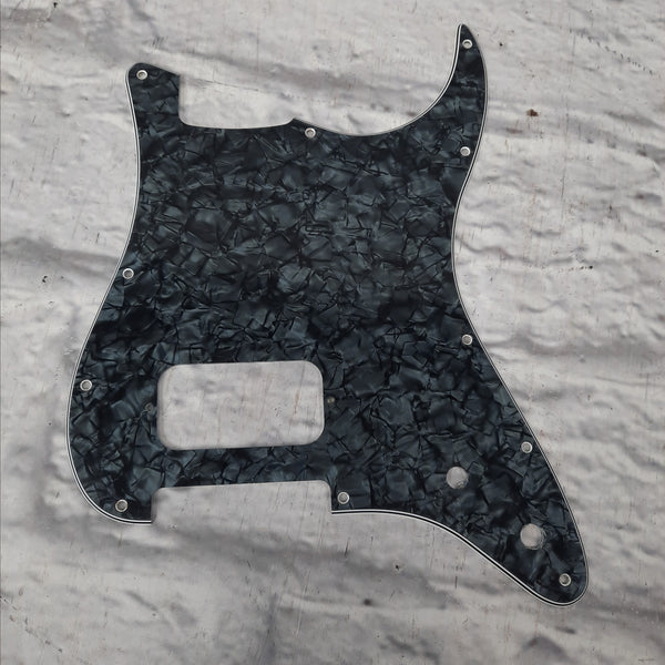 Warmoth Single Humbucker Stratocaster Pickguard - Black Diamond Pearl ...