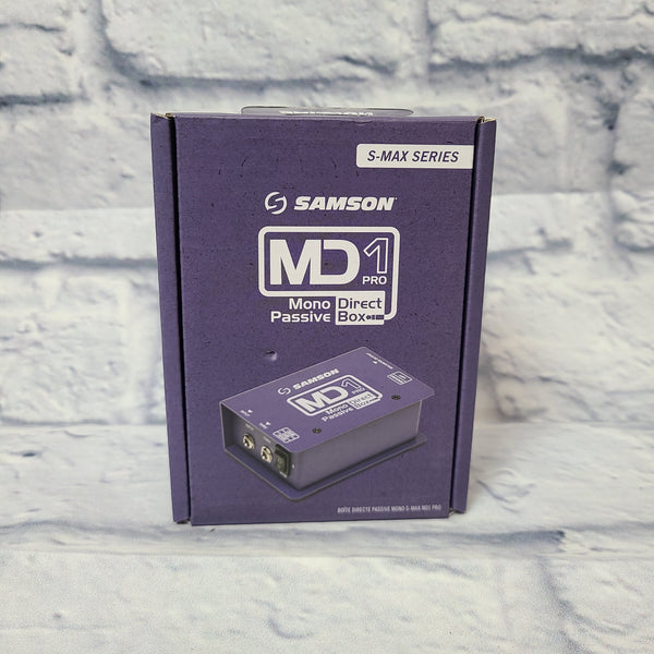 Samson MD1 Pro Passive Mono DI Direct Box - Evolution Music