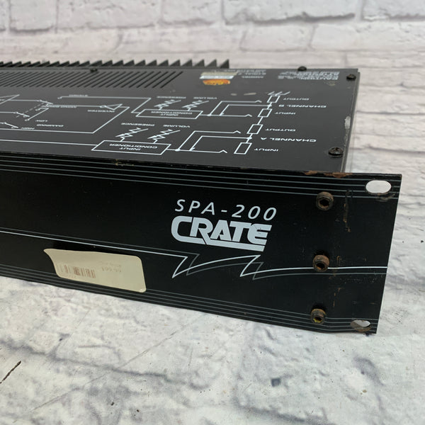 Crate SPA-200 Power Amp - Evolution Music