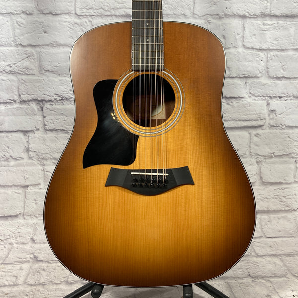 Taylor 150e Sunburst 12 String Sunburst Acoustic Guitar - Left Handed ...