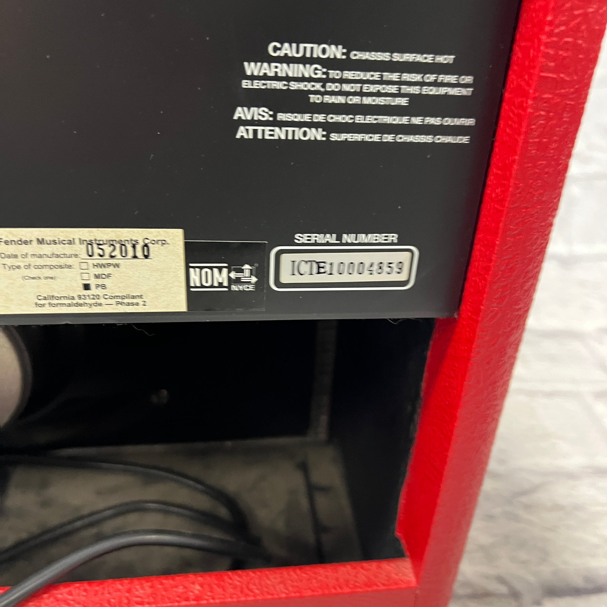 Fender FM25R Frontman Red Tolex Guitar Combo Amp - Evolution Music