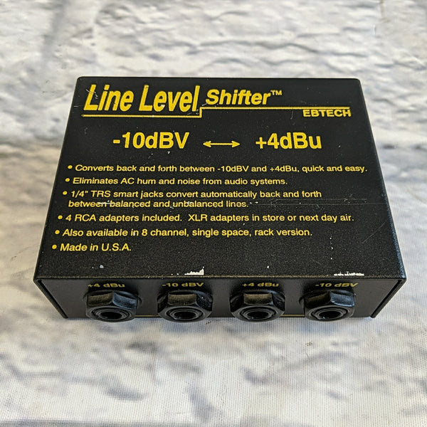 Ebtech Line Level Shifter Hum Suppressor - Evolution Music