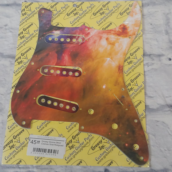 Greasy Groove Orion Cosmos Strat Pickguard - Evolution Music