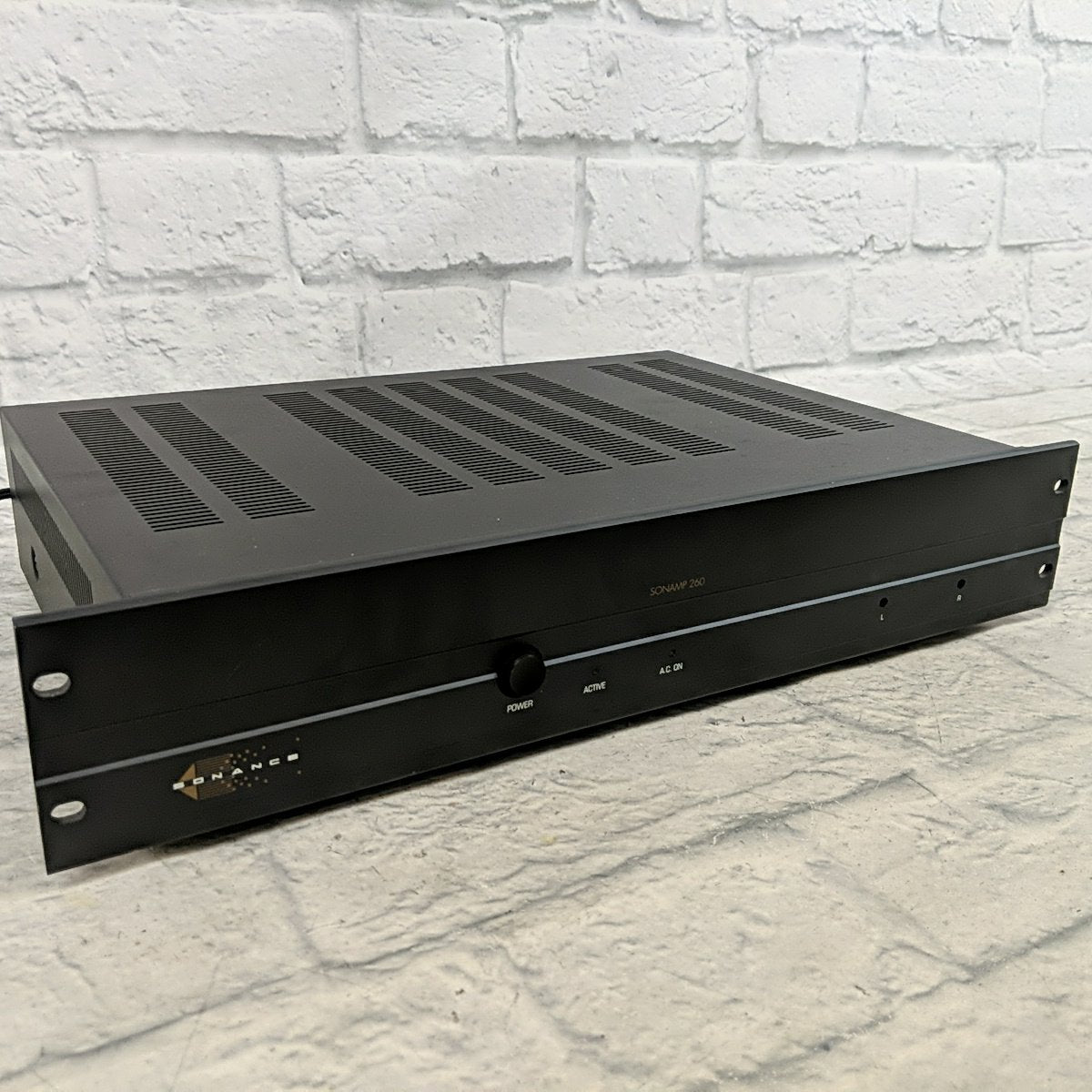Sonance Sonamp 260 2 Channel Home Audio Power Amplifier with Rack Ears ...