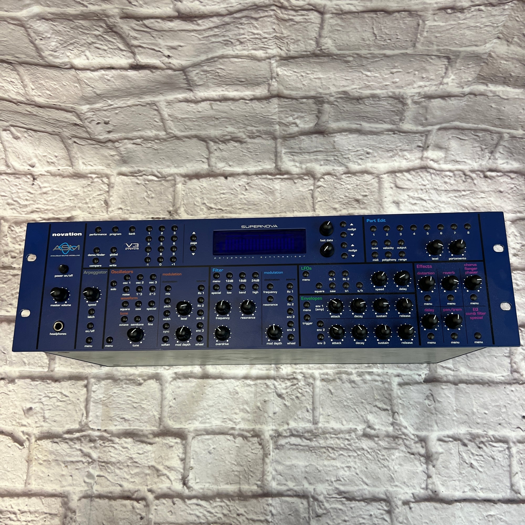 Novation Supernova Rack Synthesizer - Evolution Music