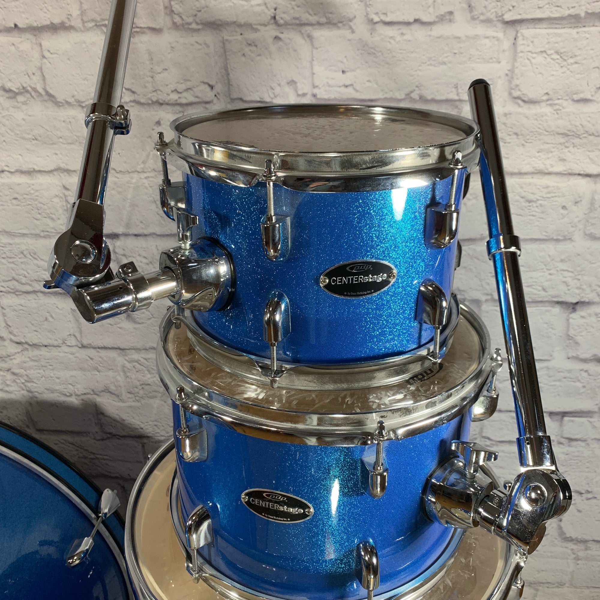 PDP Centerstage 5 Piece Blue Sparkle Drum Kit - Evolution Music