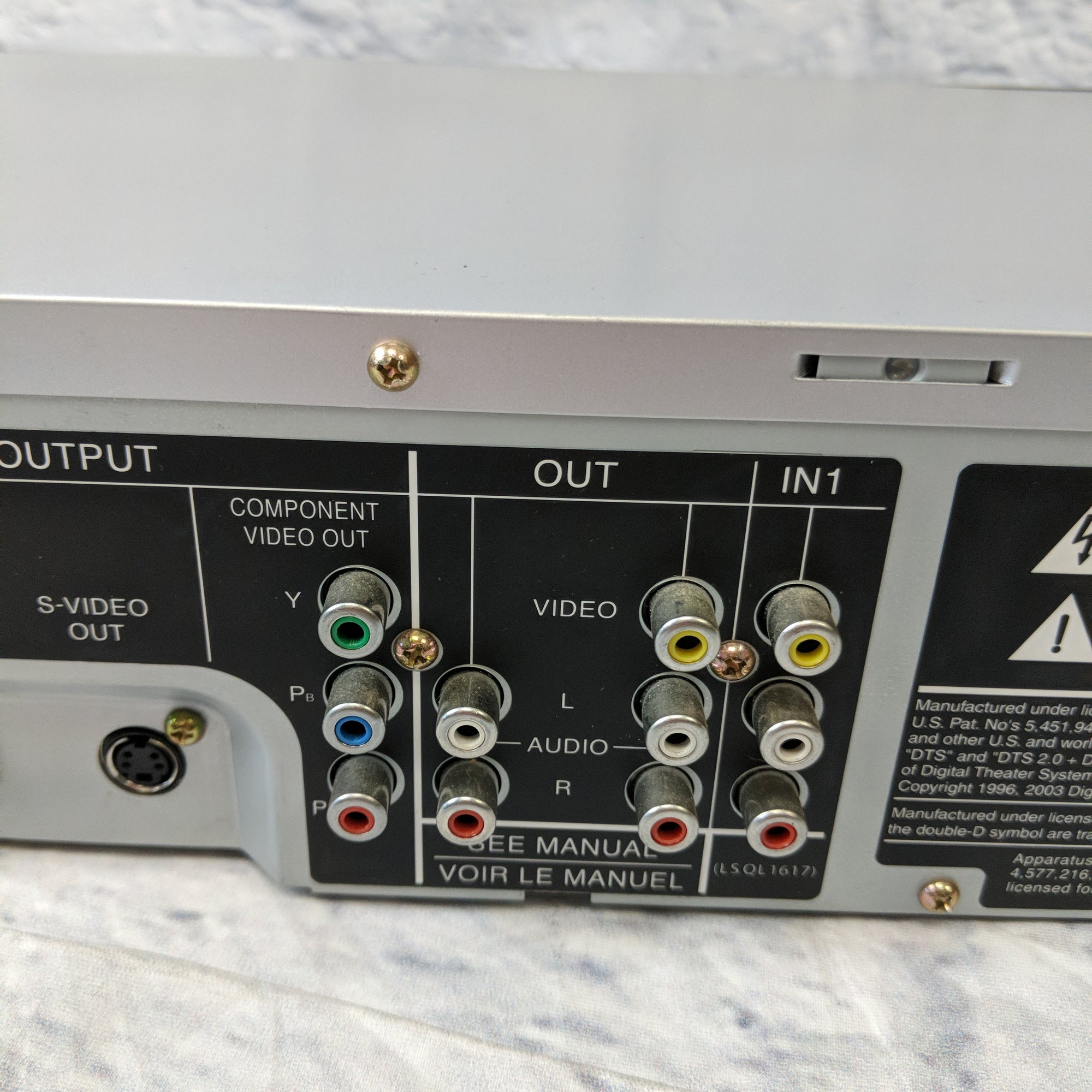 Panasonic PV-D4744S A DVD/VHS Player - Evolution Music