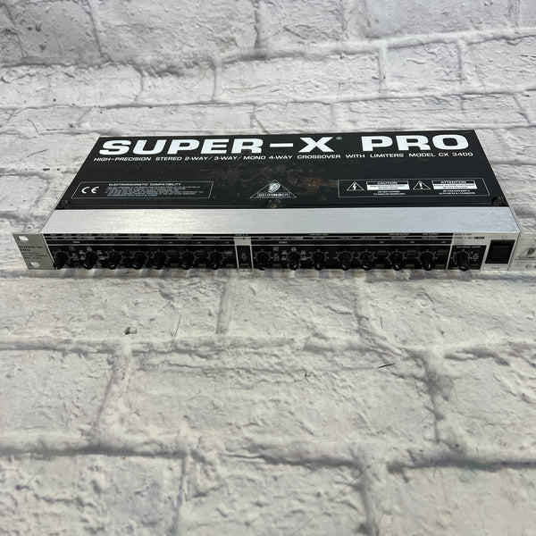 Behringer CX3400 Super X Pro Rack Crossover - Evolution Music
