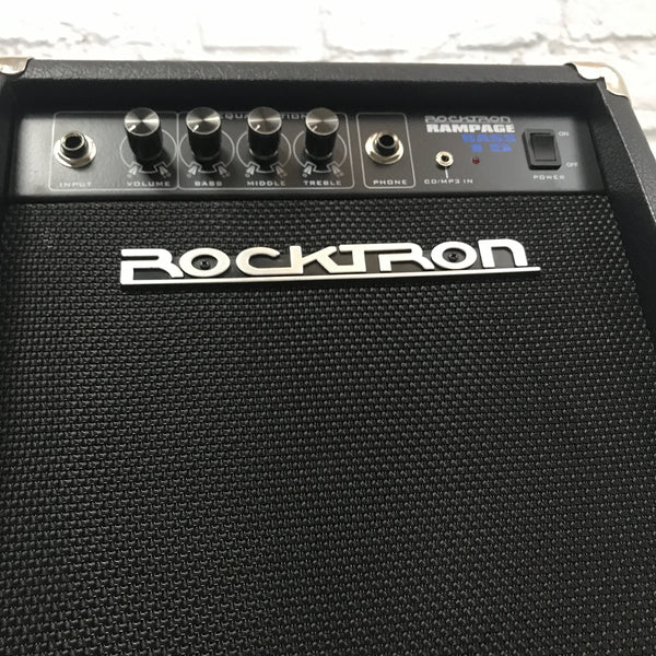 Rocktron Rampage Bass 15 Practice Guitar Amplifier 15 Watt - Evolution ...