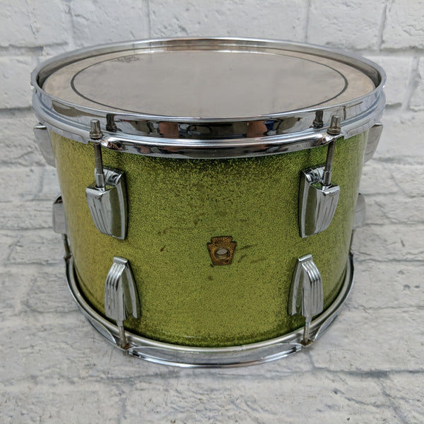 Vintage Ludwig Green Sparkle 1969 9x13 Tom - Evolution Music