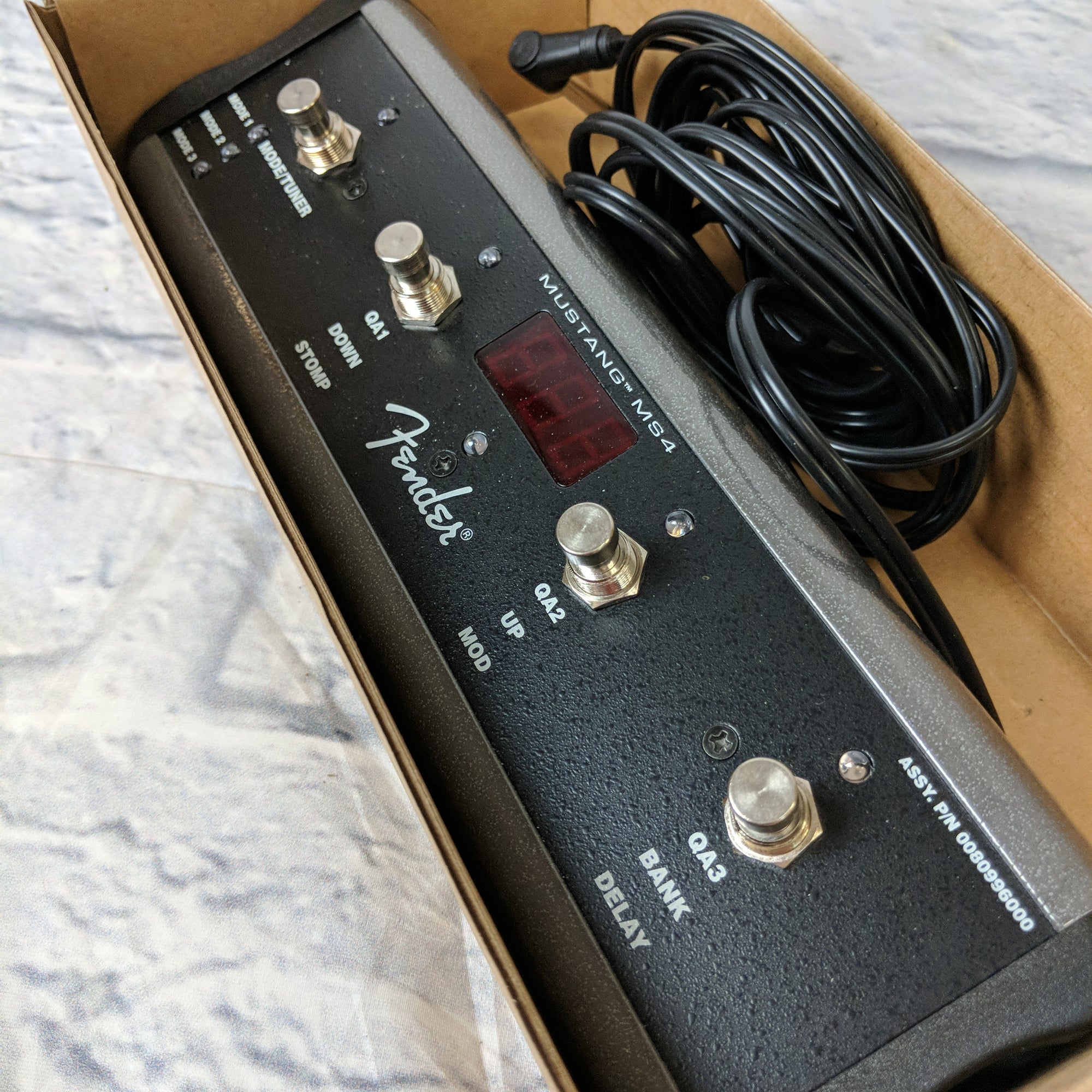 Fender MS-4 Foot Controller for Mustang Amps - Evolution Music