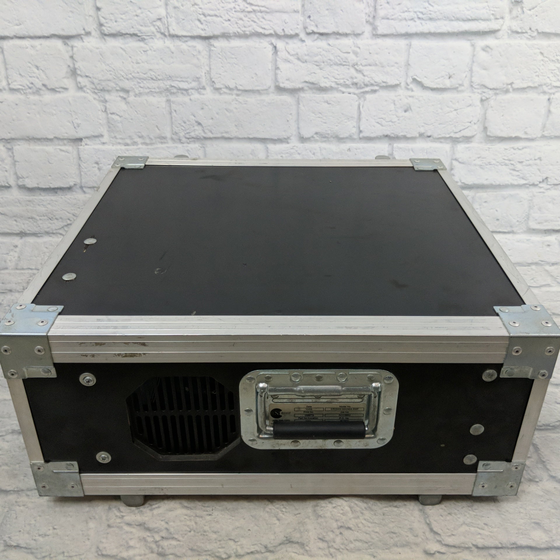 4U Amp Rack Case with Side Vents - Evolution Music