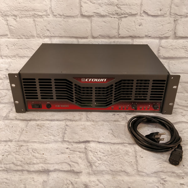 Crown CE 1000 Power Amplifier - Evolution Music