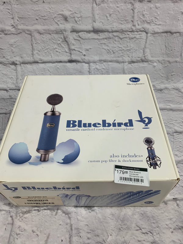 Blue Bluebird Condenser Microphone with Shockmount - Evolution Music