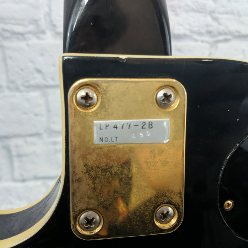 Vintage National 4 String Bass Single Cutaway (LP 477-2B) 70's Black w ...