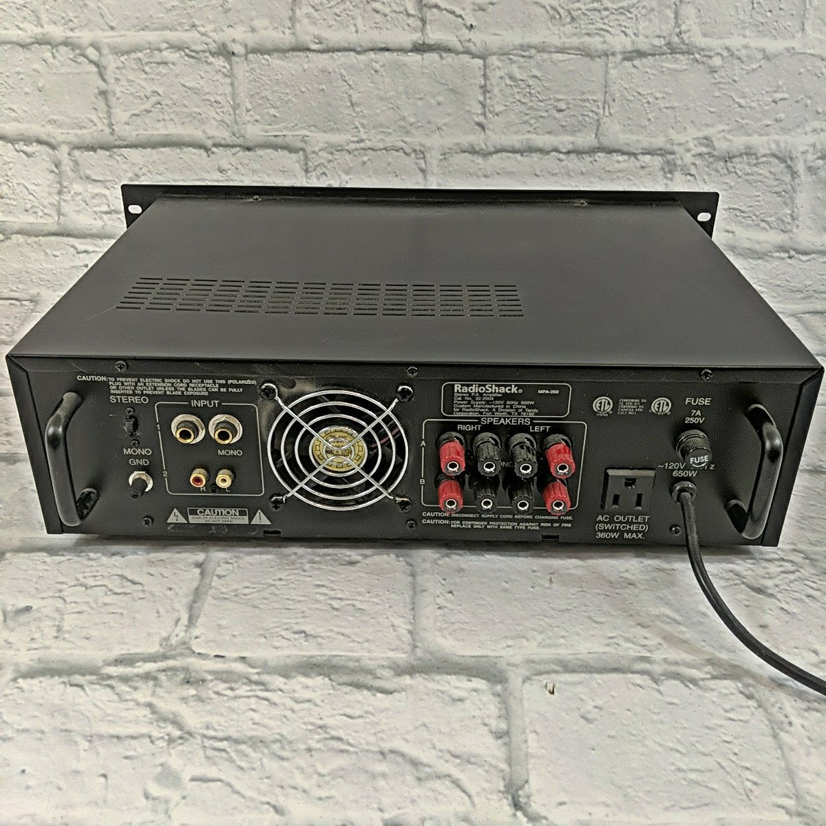 Radio Shack MP-250 Power Amp - Evolution Music