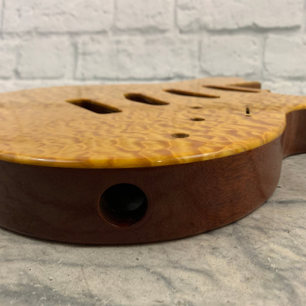 1990s Warmoth EVH Velocity Body - AAA Quilted Maple Figured Top over 1 ...