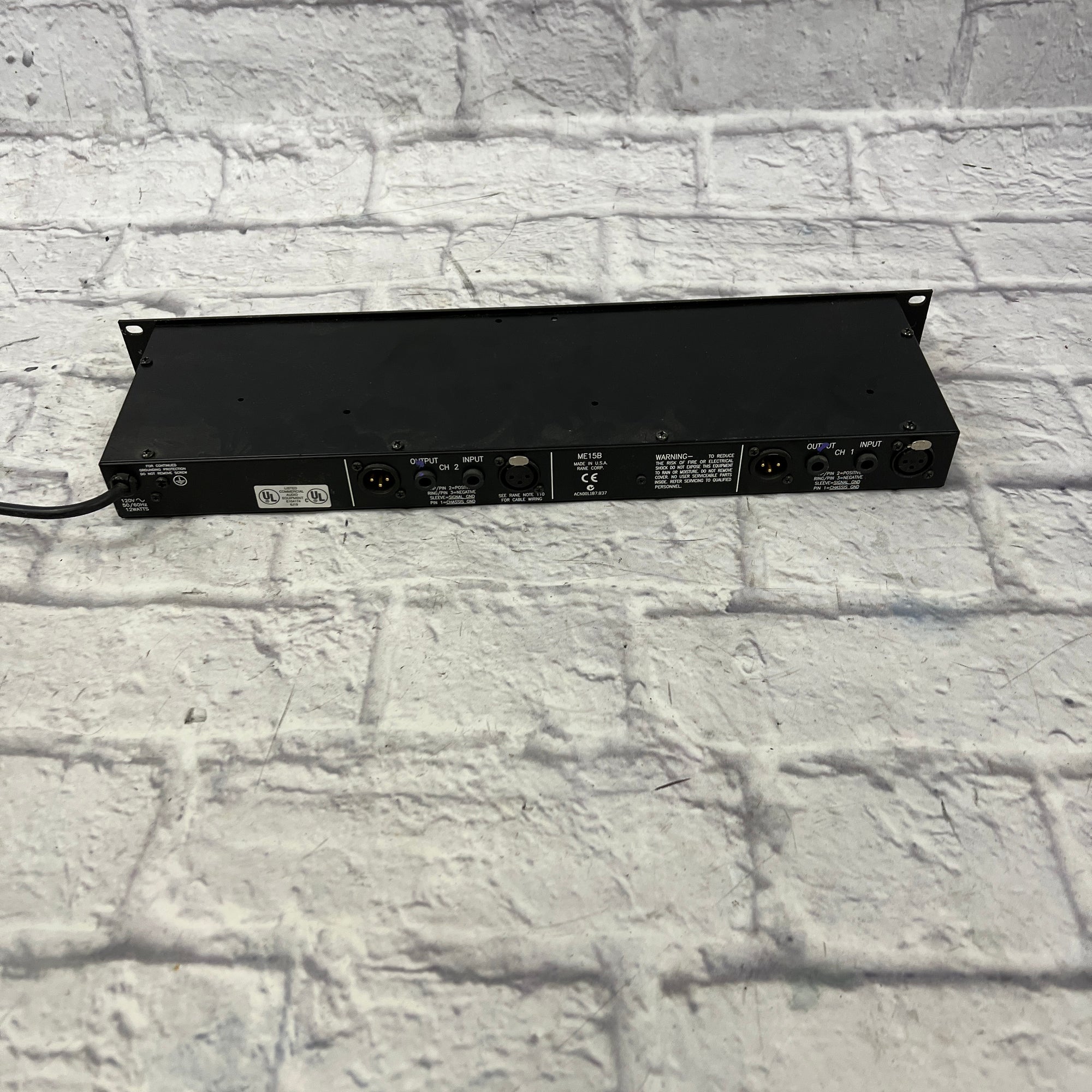 Rane ME15 Dual Rack Equalizer - Evolution Music