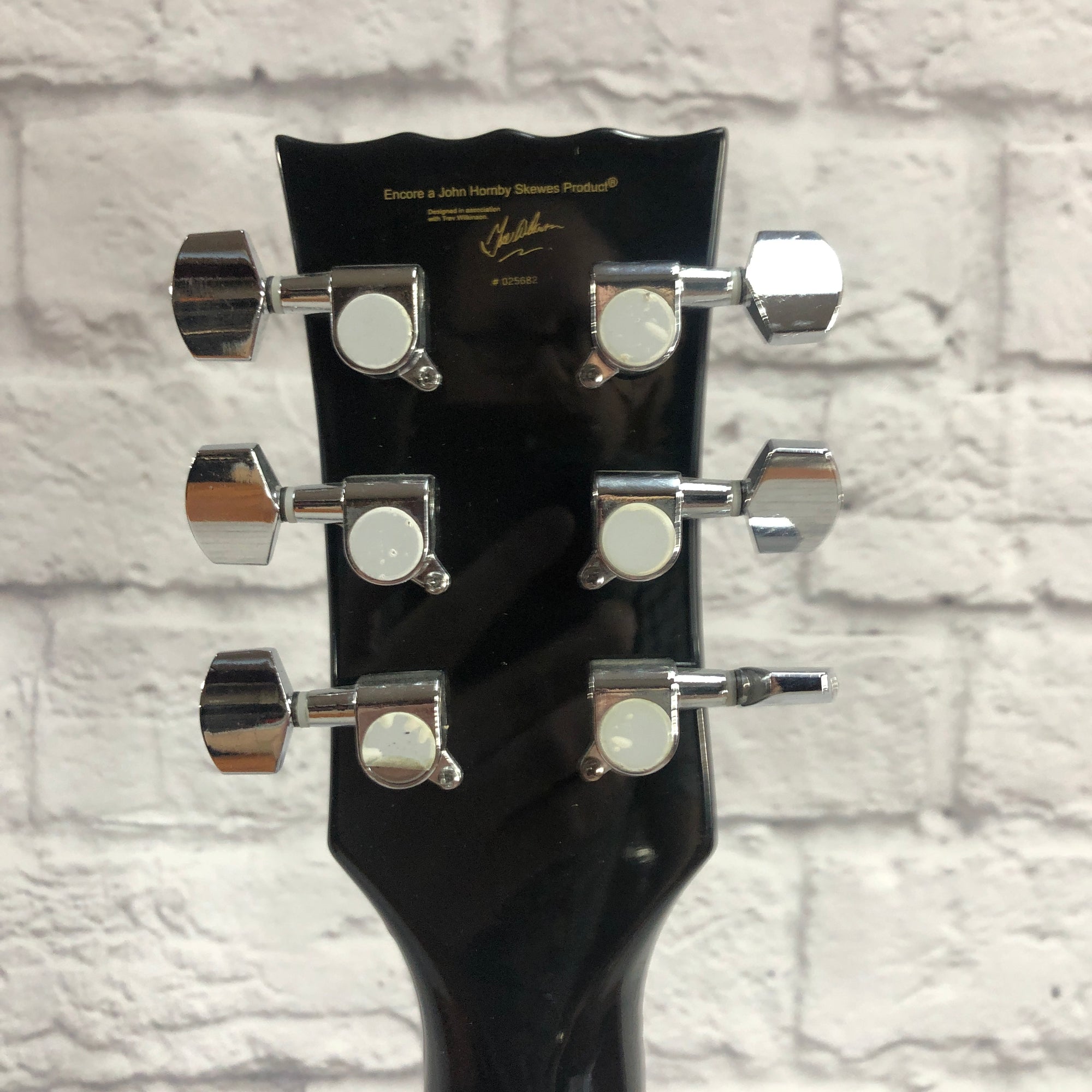 Encore E69 SG Style Electric Guitar Gloss Black - Evolution Music