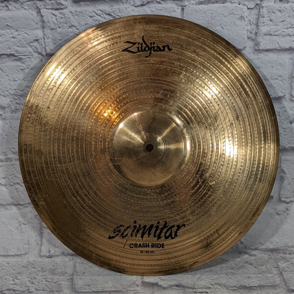 Zildjian Scimitar 18 Crash Ride Cymbal - Evolution Music