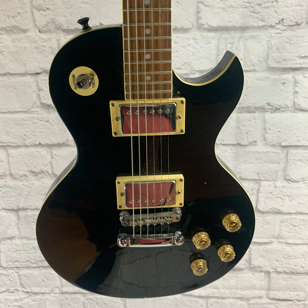 Austin LP Style Single Cut Electric Guitar Black - Evolution Music