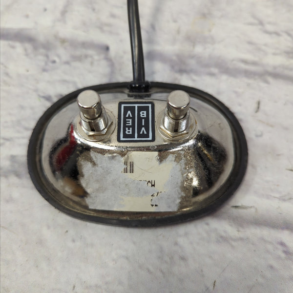 1990's Fender 2 Button Footswitch Reverb Vibrato Rev/Vib - Evolution Music