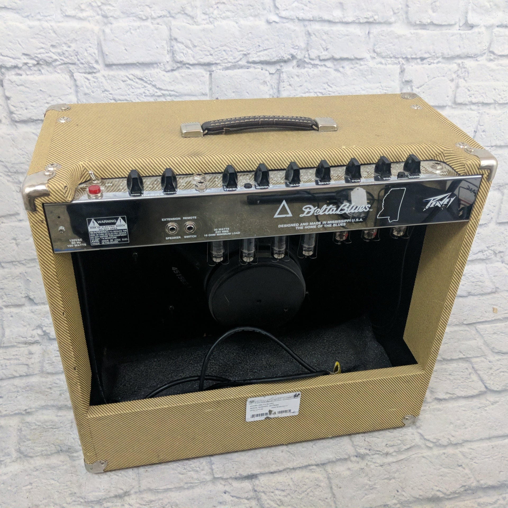 Peavey Delta Blues 115 30W 1x15 Guitar Combo Amp - Evolution Music