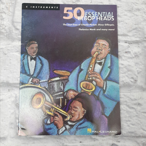 50 Essential Bebop Heads For C Instruments Book - Evolution Music