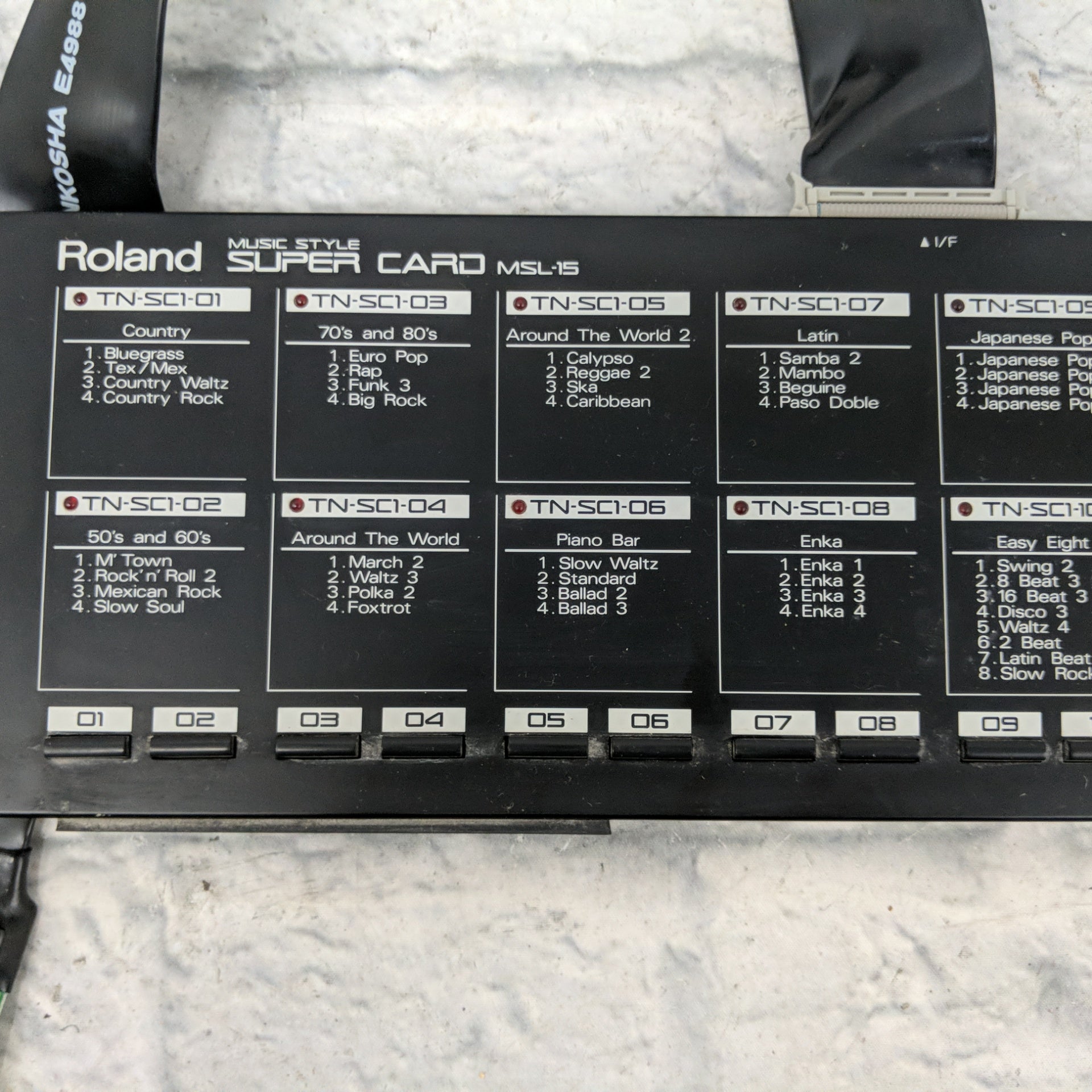 Roland MSL-15 Music Style Super Card - Evolution Music