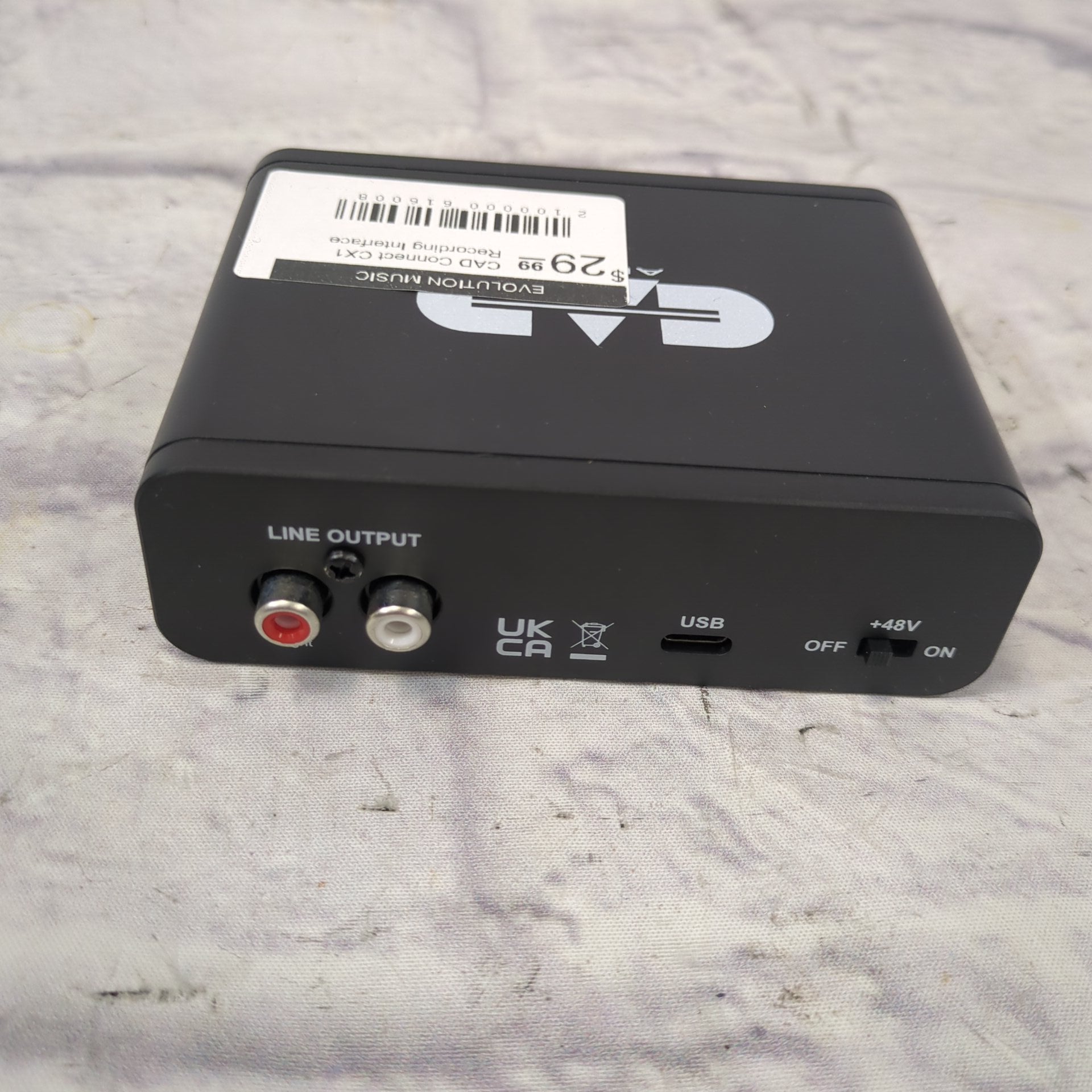 CAD Connect CX1 Recording Interface - Evolution Music