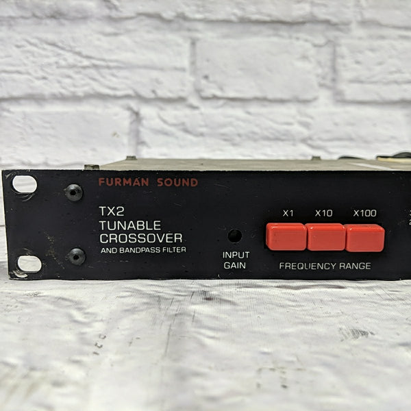 Vintage Furman TX2 Tunable Crossover and Bandpass Filter Rack ...