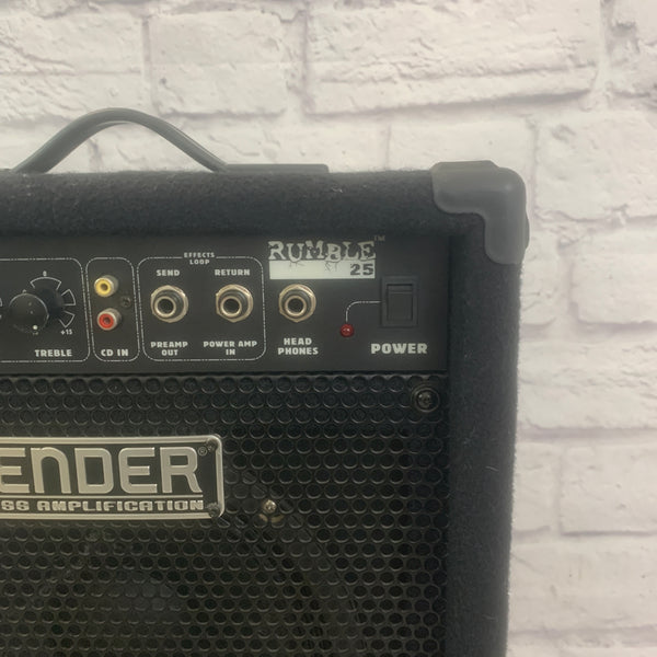 Fender Rumble 25 V1 Bass Guitar Amp - Evolution Music