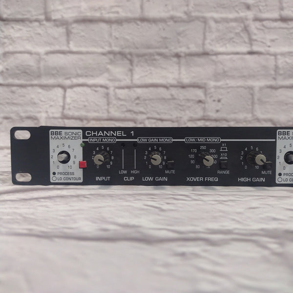 BBE Max-X3 Rack Mount Crossover - Evolution Music