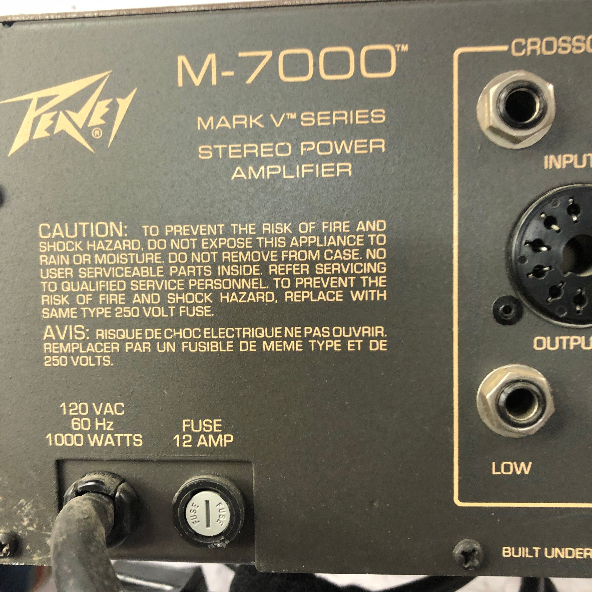 Peavey M-7000 Power Amp - Evolution Music
