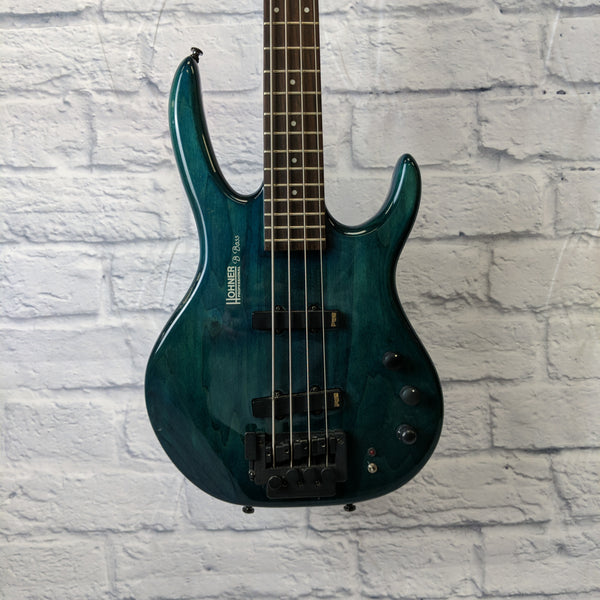 Hohner B Bass Bass Guitar with Steinberger Drop D Bridge - Evolution Music
