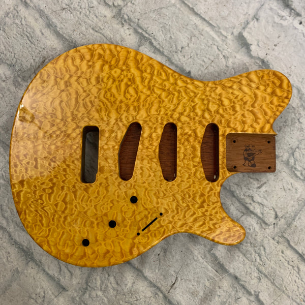 1990s Warmoth EVH Velocity Body - AAA Quilted Maple Figured Top over 1 ...